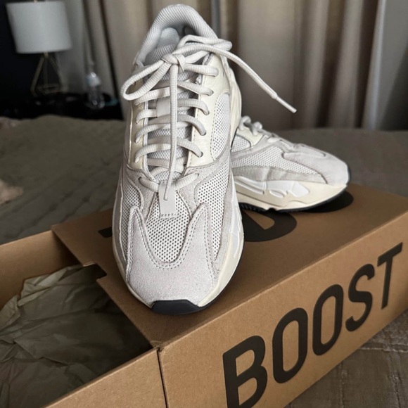 adidas | Shoes | Adidas Cream Yeezy Boost 70 Sneakers | Poshmark